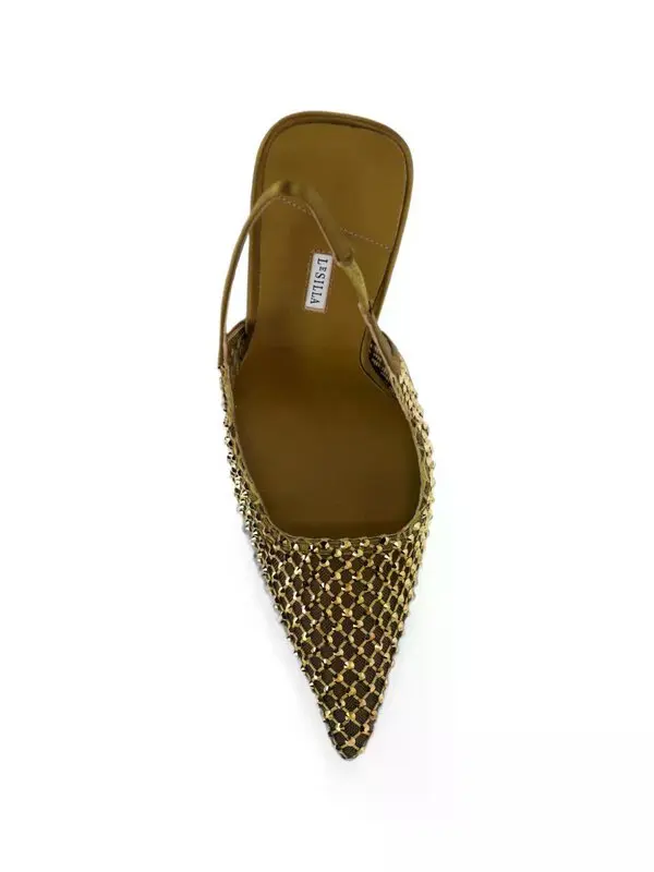 LE SILLA Gilda Crystal-embellished Pumps