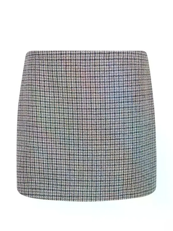 P.a.r.o.s.h Houndstooth Wool Skirt