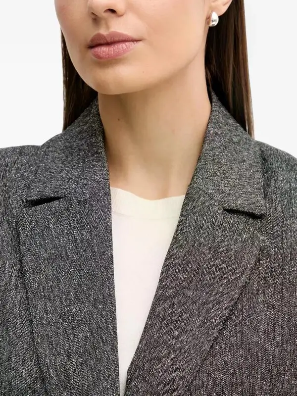 Sisley Herringbone Belted Vest