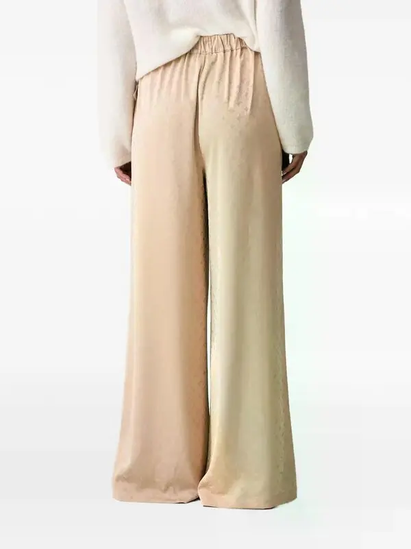 Scotch & Soda Eleni Jacquard Palazzo Pants - Neutrals