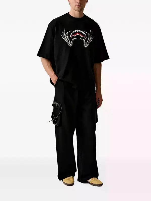 SPRAYGROUND Unleash The Shark Logo-print Cargo Pants
