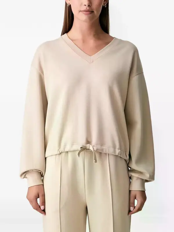Scotch & Soda Drawstring V-neck Sweater
