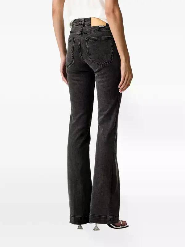 SILVIAN HEACH Faded-effect Flared Jeans