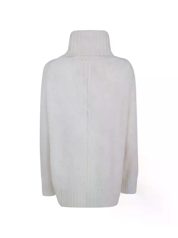 BASE Roll-neck Raglan-sleeve Sweater