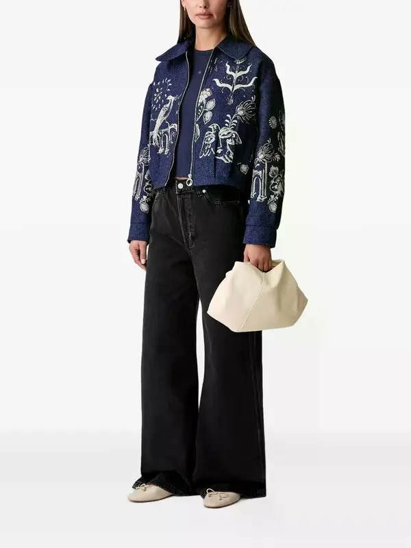 Scotch & Soda Wide-leg Denim Trousers