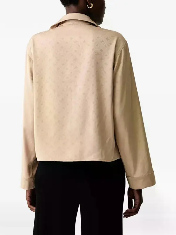 Scotch & Soda Jacquard Logo Long-sleeve Shirt