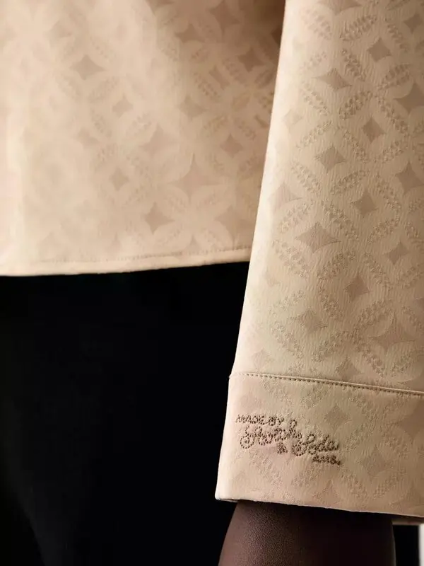 Scotch & Soda Jacquard Logo Long-sleeve Shirt