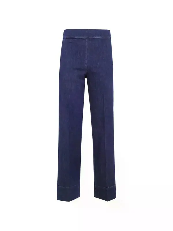 CIGALA'S Elasticated-waistband Straight-leg Jeans