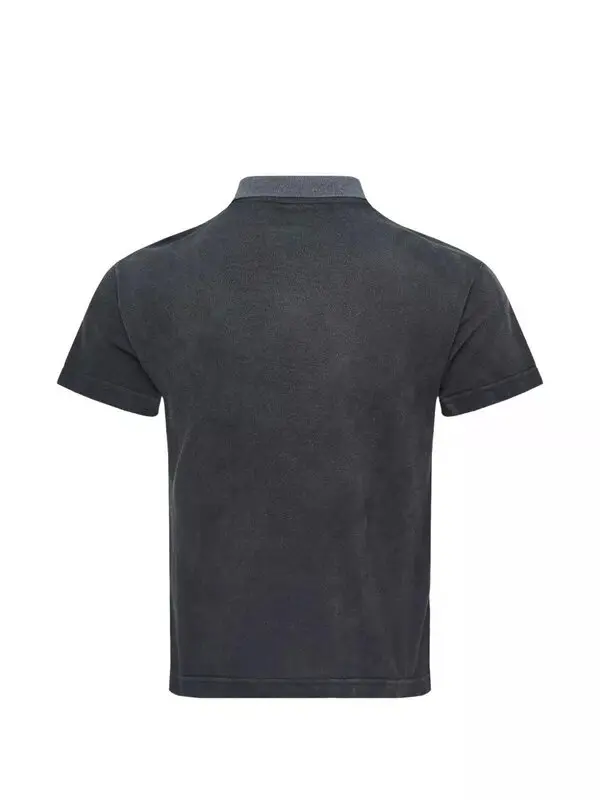 DOUBLET Teddy-bear Patch Polo Shirt - Black