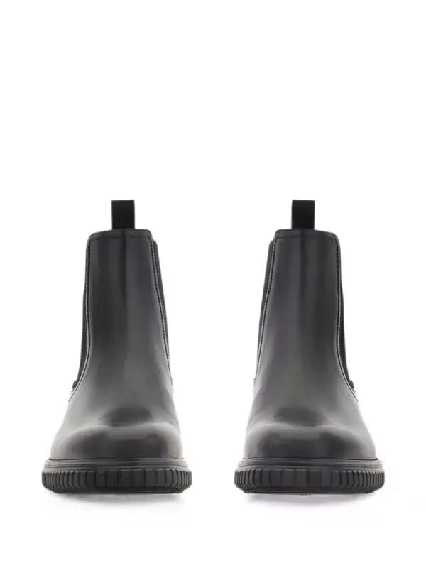 FERRAGAMO Leather Chelsea Boots