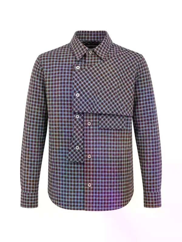 Andersson Bell Maey Check Layered Shirt