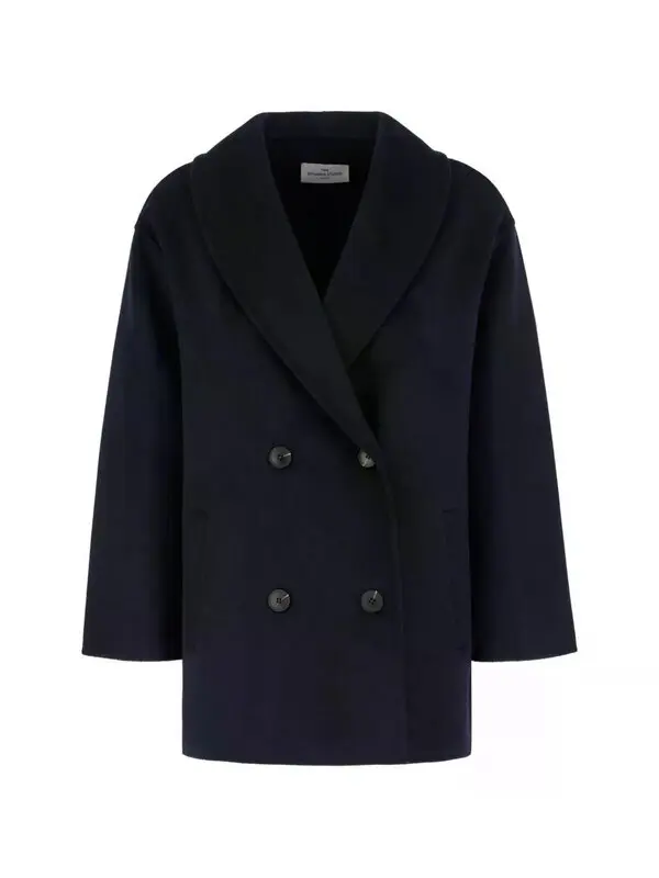 THE DYNAMIS STUDIO Double-breasted Wool Coat