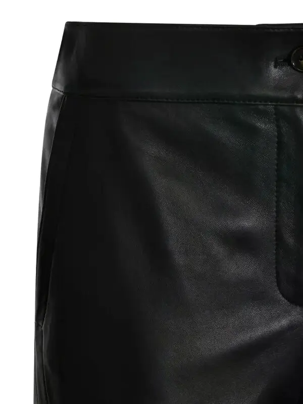 Ports 1961 Leather Straight-leg Trousers