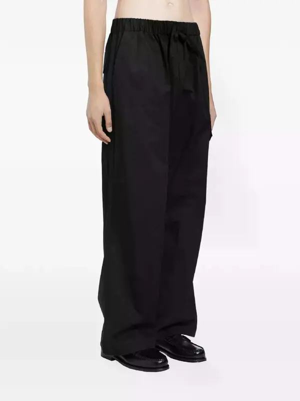 Simone Rocha Drawstring Cargo Pants - Black