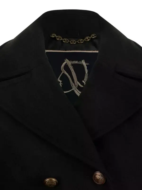SEALUP Double-breasted Peacoat Jacket