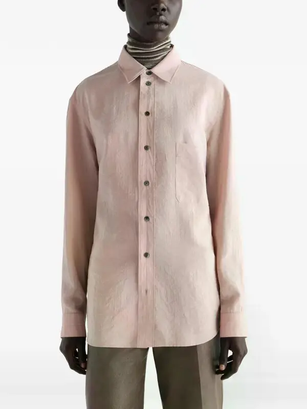 LEMAIRE Straight Shirt In Dry-silk