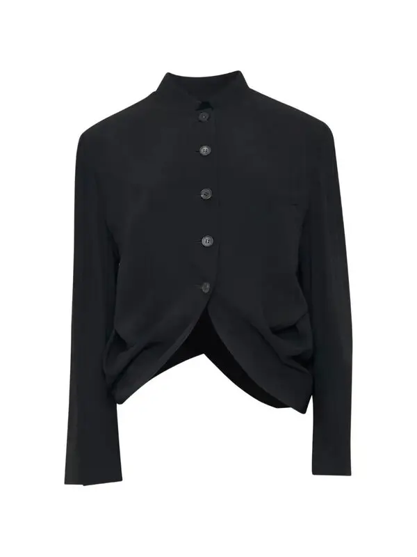LITKOVSKA Deconstructed Cropped Jacket - Black