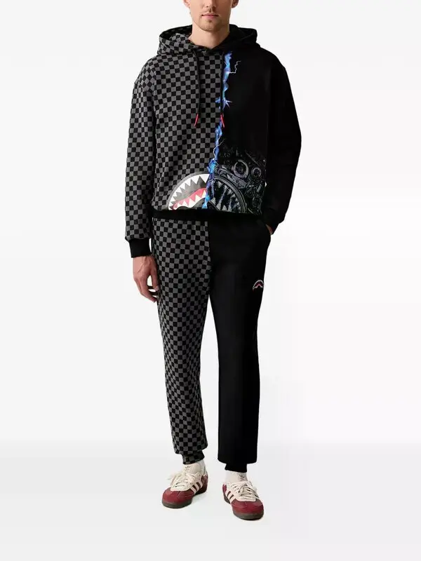 SPRAYGROUND Check-pattern Shark Track Pants