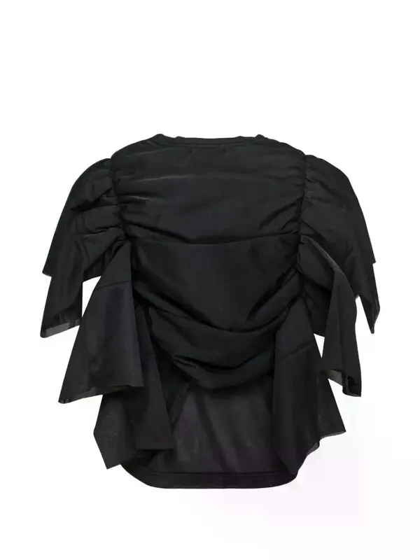 Comme Des Garçons Layered Gathered T-shirt