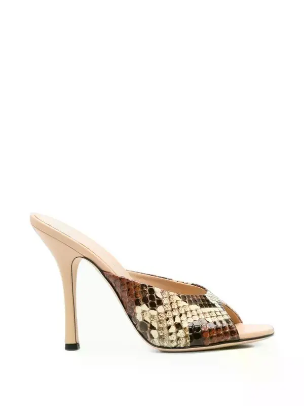 Ermanno Scervino Square-toe Heeled Sandals