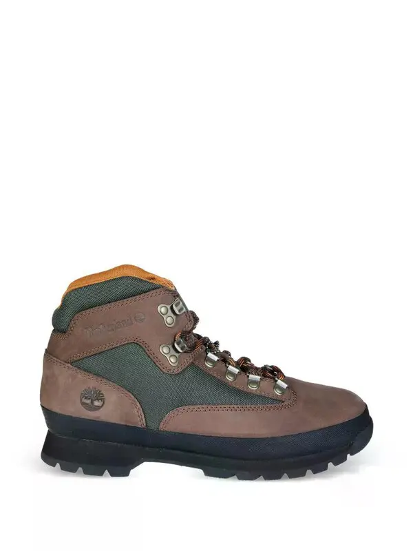 Timberland Euro Hiker Panelled Lace-up Boots - Brown