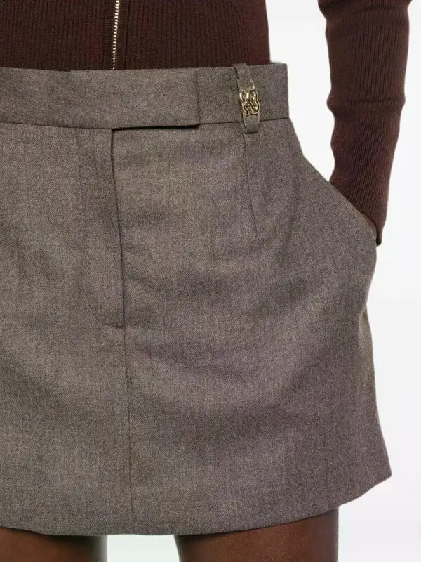Sandro Logo-plaque Tailored Shorts
