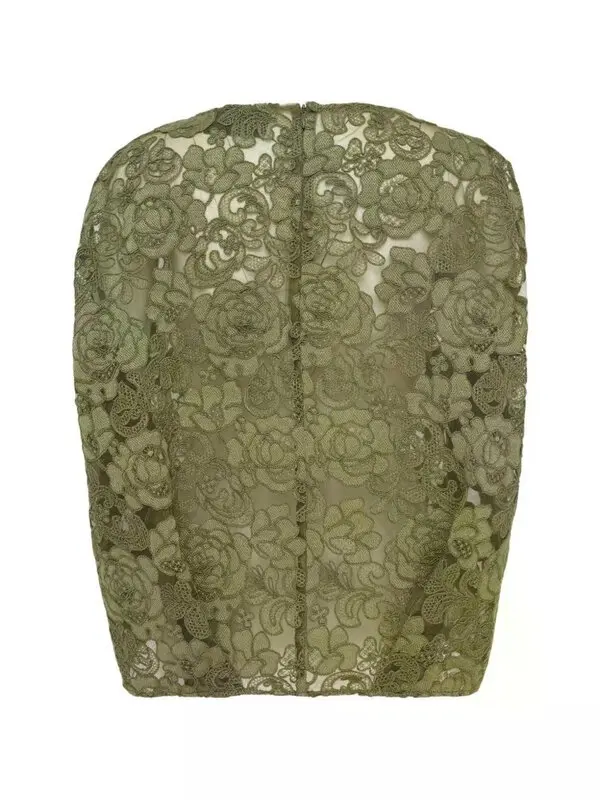 Simone Rocha Floral-lace Sleeveless Top