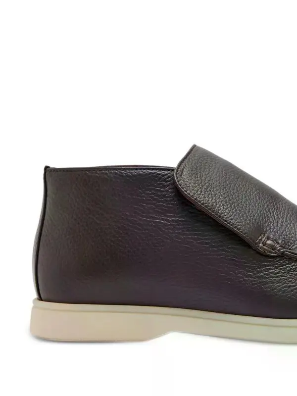 AURELIEN City Grainy Slip-on Loafers