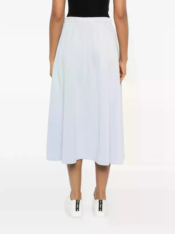AGNES B. Logo-patch Skirt