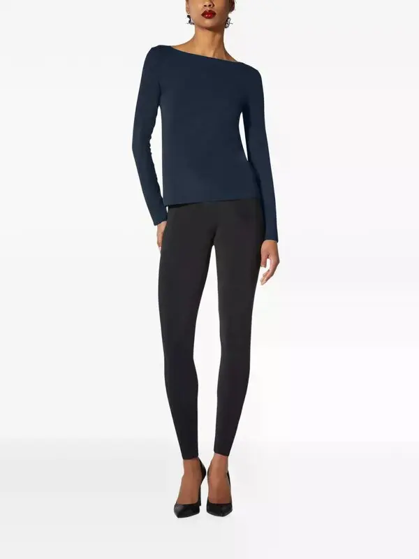Wolford Pure Long-sleeve T-shirt - Blue