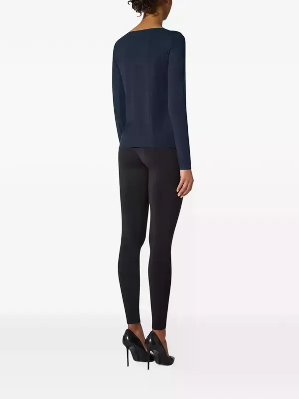 Wolford Pure Long-sleeve T-shirt - Blue