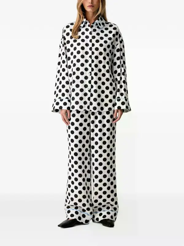 Sleeper Polka-dot Print Shirt