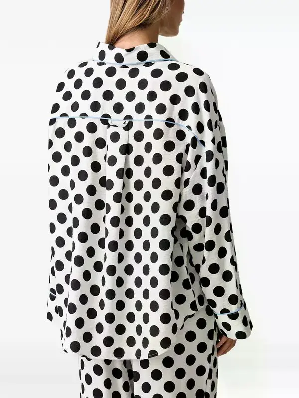 Sleeper Polka-dot Print Shirt
