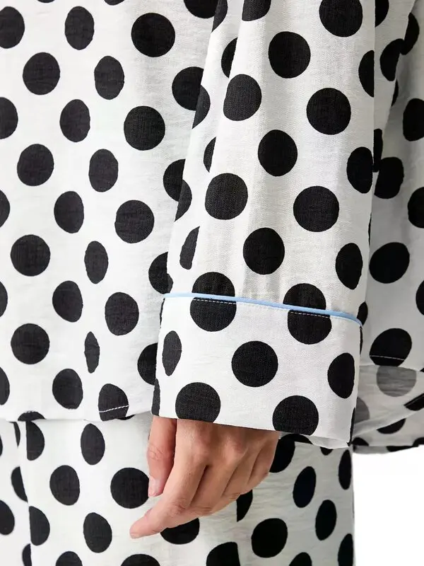 Sleeper Polka-dot Print Shirt