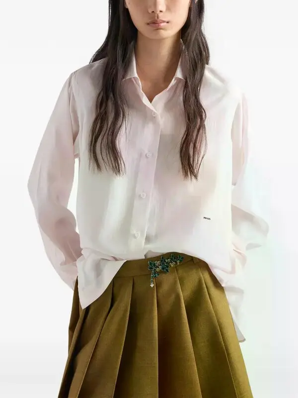Prada Silk Poplin Shirt