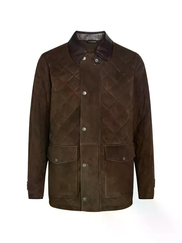 Gant Quilted Suede Jacket