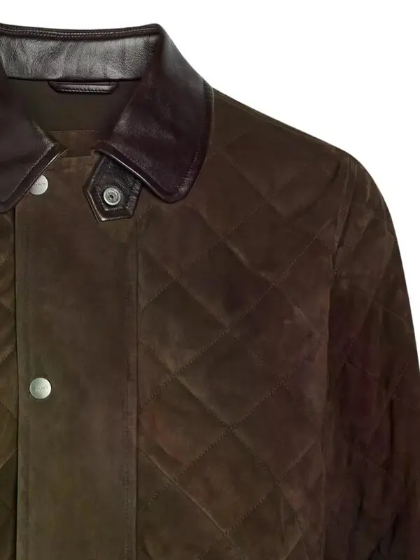 Gant Quilted Suede Jacket