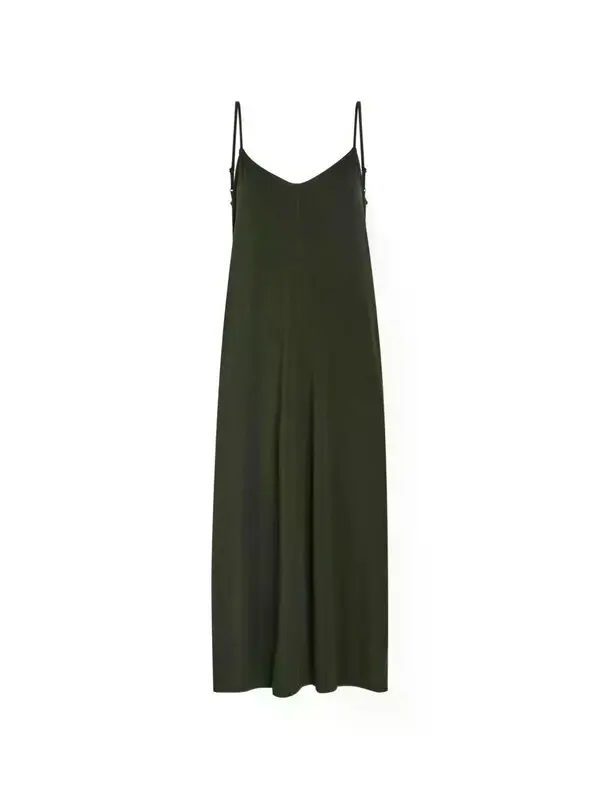 Eileen Fisher V-neck Midi Dress - Green