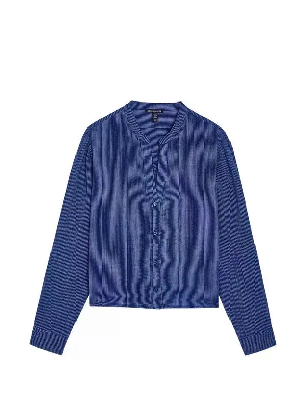 Eileen Fisher Striped Button-up Shirt