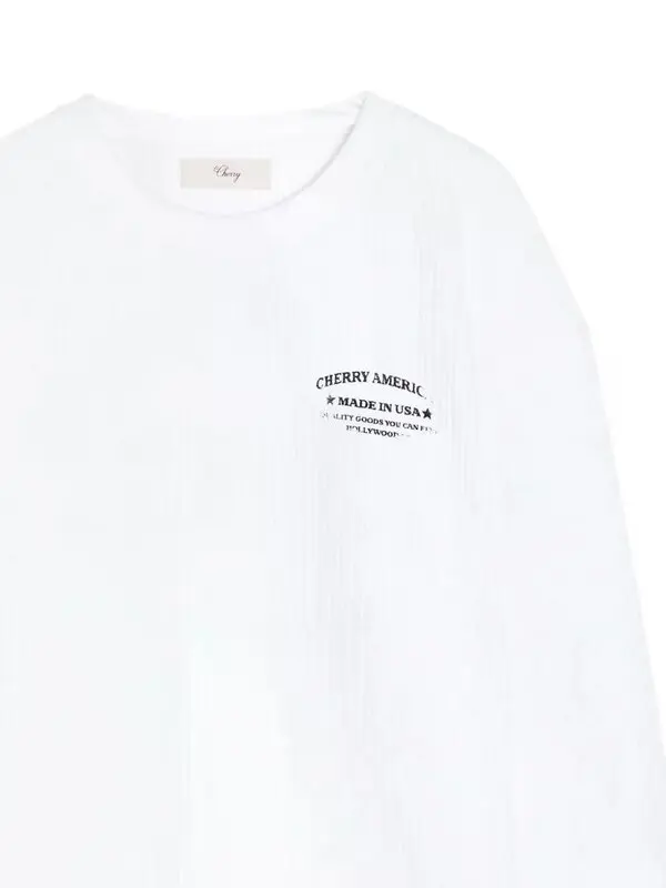 CHERRY LA Ranchwear Logo-print T-shirt
