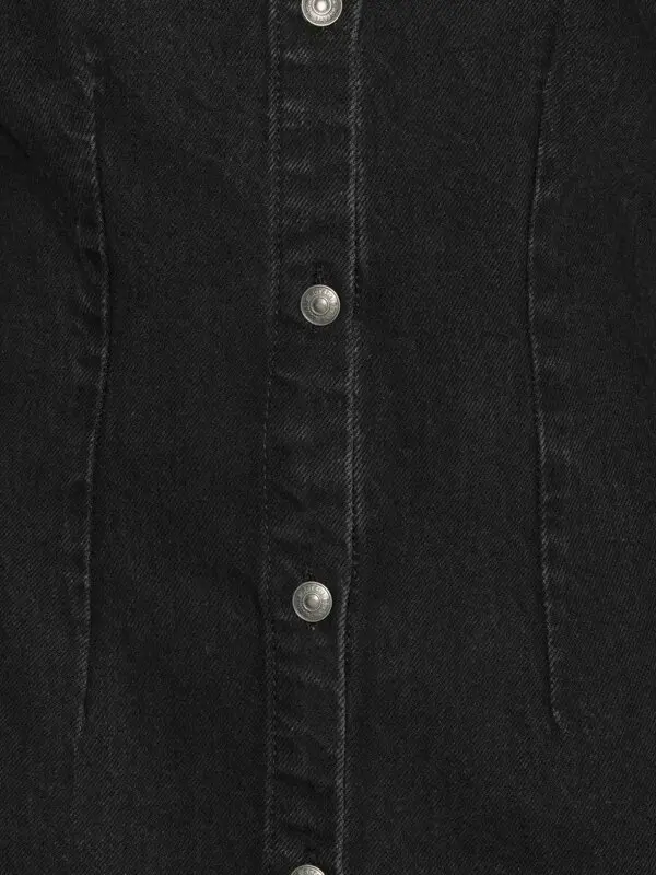 ROTATE BY BIRGER CHRISTENSEN Fitted Denim Shirt