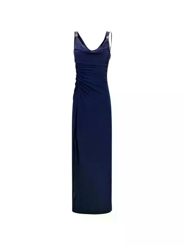 Versace Viscose-jersey Gown - Blue