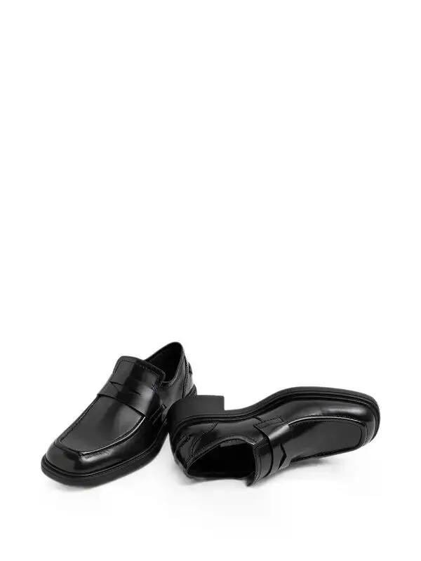 MIISTA Amelia Square-toe Block-heel Loafers