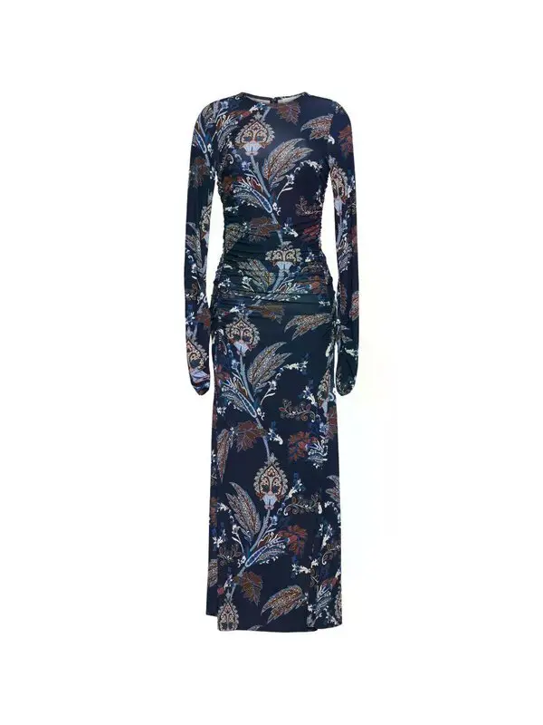 Cara Cara Piermond Paisley-print Maxi Dress - Blue