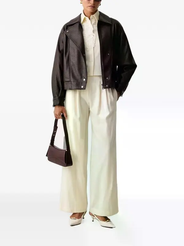 Ermanno Scervino Pleated Wide-leg Trousers