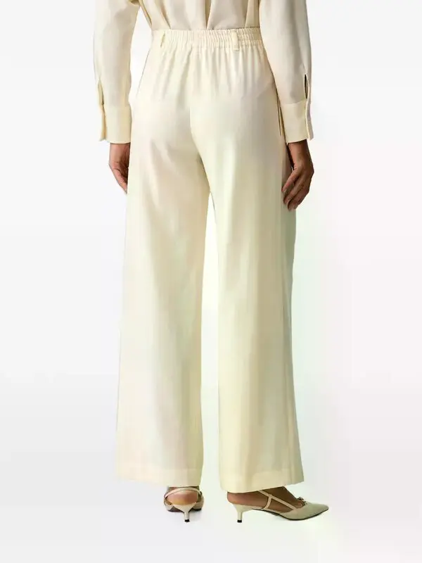 Ermanno Scervino Pleated Wide-leg Trousers