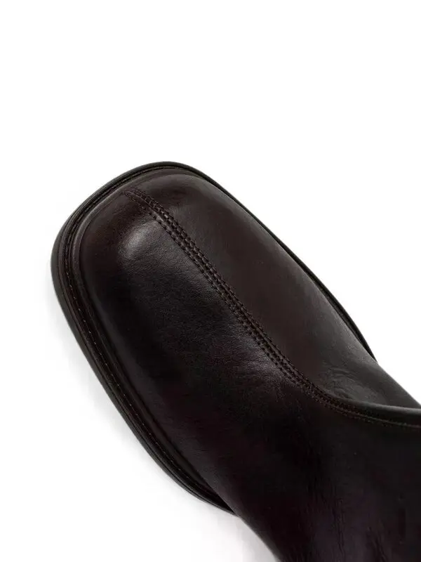 MIISTA Ross Buckle-detail Shearling-trim Boots