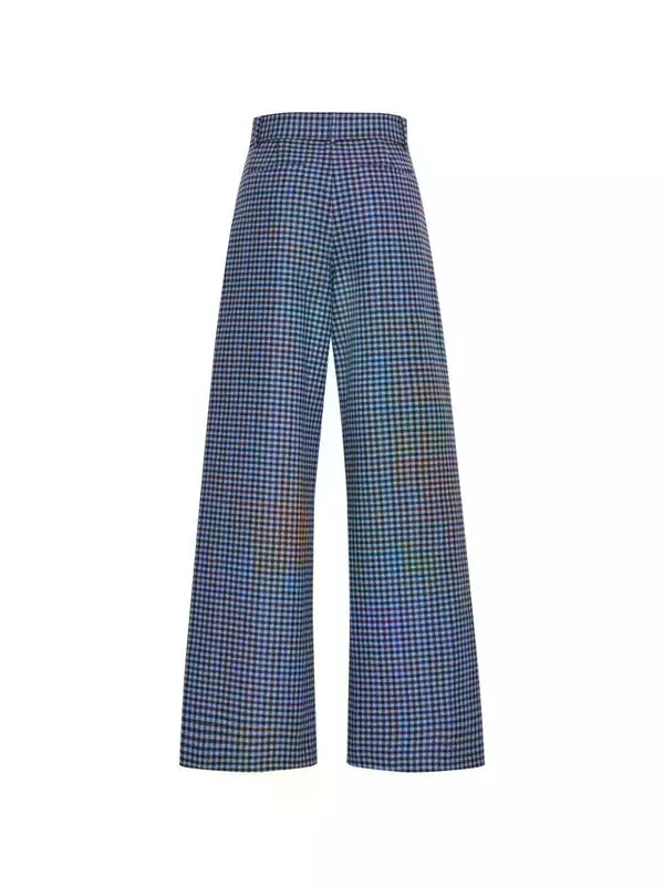 Cara Cara Soho Plaid Wool Trousers