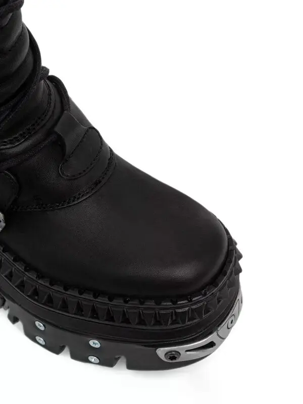 NEW ROCK Buckled Platform Boots