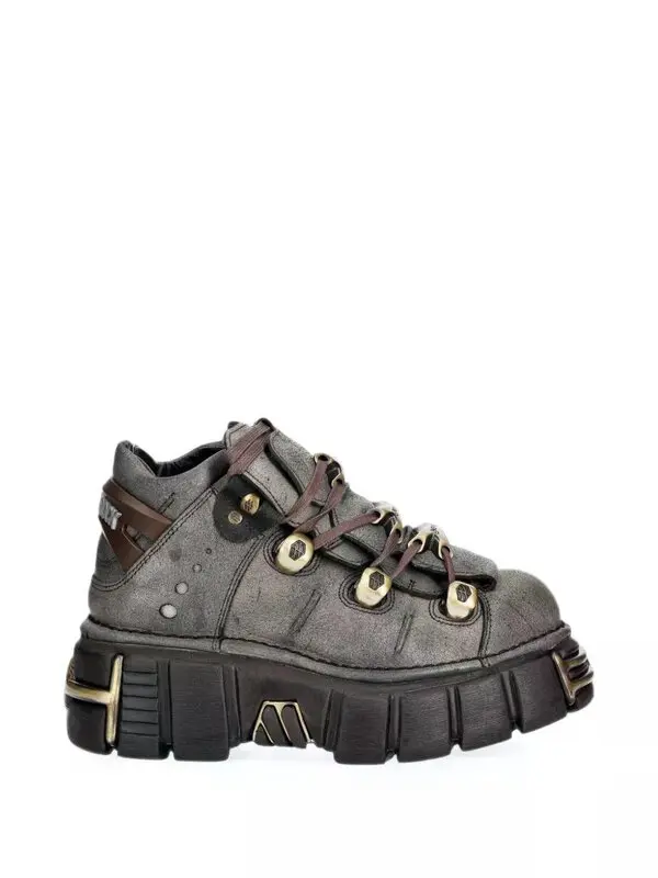 NEW ROCK M-106xl-c196 Platform Ankle Boots